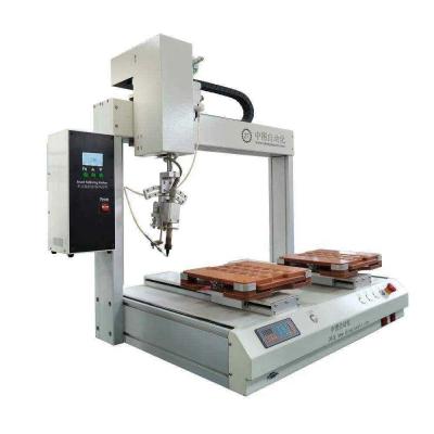 China 4 Axis Movement Automatic Soldering Machine with 0.6~1.5mm Solder Wire and ±0.02mm Repeat Accuracy Desktop Solder Robot for sale