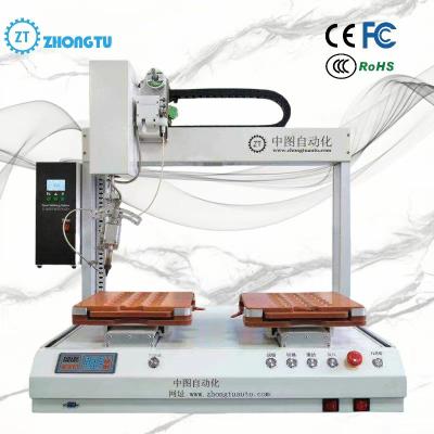 China 3 Axis Desktop Automatic Soldering Machine ZT-HXJ441-R for High Volume Electronics Manufacturing for sale