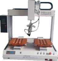China Robotic Automatic Soldering Machine with 920x700x850mm Size 1000 Production Capacity for 0.6~1.5mm Solder Wire for sale
