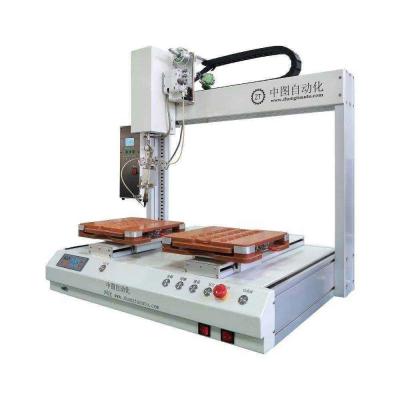 China Automatic Soldering Machine PCB Soldering Robot with 0.6~1.5mm Solder Wire ±0.02mm Repeat Accuracy and 920*700*850mm Dimensions for sale