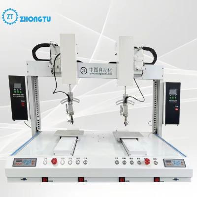 China Desktop Automatic 4 Axis DIP Soldering Robot PCB Solder Machines Soldering Machine for sale