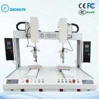 China Automatic PCB Soldering Machine 5 Axis Dual Heads Desktop Soldering Robot for sale