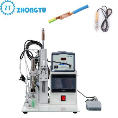 China Constant Temperature Semi Automatic Soldering Machine High Efficiency PCB Wire Connector Welding Equipment for sale