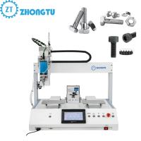 China Servo Touch Screen Single Head Dual Platform Automatic Screw Locking Machine Customized Screw Robot for sale
