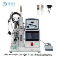 China Semi Automatic Soldering Machine for PCB Circuit Board Pad Soldering and Through Hole Wire Tinning for sale