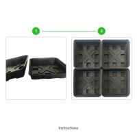 China HDPE Green Roof Trays 4 Units per Square for Planting Flowers and Vegetables for sale
