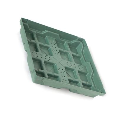 China Modern Rooftop Hydroponic Garden Bed Planter Box 4 Unit Square for Roof Greening for sale