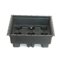 China BAOZHEN BZ-RG2050 Square Plastic Roof Garden Planter 4-Pack Outdoor Plant Container for sale