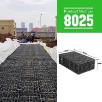China HDPE Stormwater Infiltration Tank 800x490x250mm 91L Water Storage for Sustainable Drainage for sale