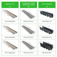 China Stainless Steel Car Wash Floor Drainage Grating 1000x200mm Custom Channel for sale