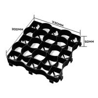 China Park Gravel Pavers Ground Stabilization Plastic Grid for 9 Quantity per square meter for sale