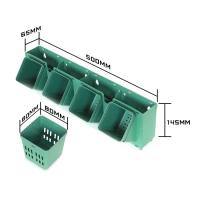 China Modern Style Stackable Garden Vertical Plastic Herb Planter for Indoor Planting for sale