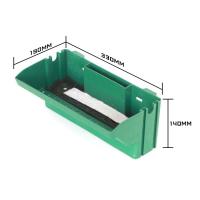 China UV Protected HDPE Green Wall System Vertical Garden Planter Tower with Back Liner for Outdoor Use for sale