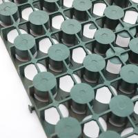 China HDPE Dimpled Green Roof Garden Foundation Membrane 500x500x20mm 4 pcs per sqm for sale