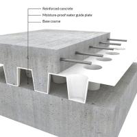 China HDPE Dimple Membrane Drainage Mat Board 1.6mx18.75m for Green Roof Modular System for sale