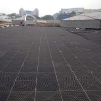 China HDPE Green Roof Drainage Mat 500x500x30mm 4pcs per m2 for Garage Basement for sale