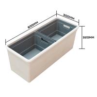 China Outdoor Planting Made Hassle-Free with Self Watering Rectangular Extra Large Pot for sale
