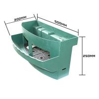 China Self Watering Adjustable Railing Plastic Hanging Flowerpot Rail Planter Design System for sale