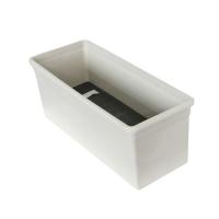 China BAOZHEN BZ-GJQ8030 Tiered Outdoor Flower Planter White HDPE Large with Extra Box for sale