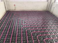 China High Strength PP Hydronic Heating Module 400x400x25mm for Residential Building Heat Preservation for sale