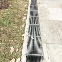 China Patented HDPE PP Storm Drain Grate Cover Plate 1000x200mm for Road Sewer for sale