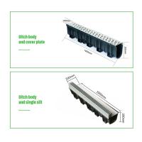 China Galvanized Steel Trench Cover 1000x200mm Drainage Grid Slot with Patent Design for sale