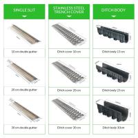 China Galvanized Steel Trench Cover 1000x200mm Drainage Grid Slot with Patent Design for sale