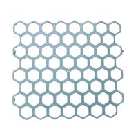 China 410x410mm HDPE Green Porous Pavers Interlock PP Lawn Grid Landscape Grass Paver 9 per sqm for sale