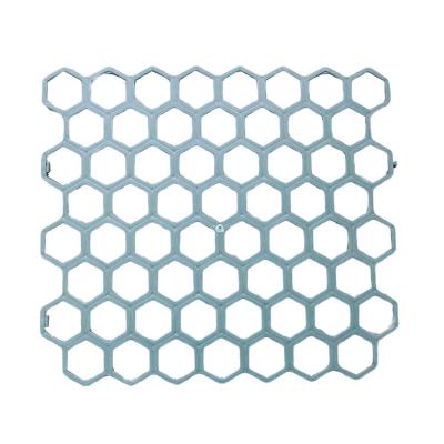 China 410x410mm HDPE Green Porous Pavers Interlock PP Lawn Grid Landscape Grass Paver 9 per sqm for sale