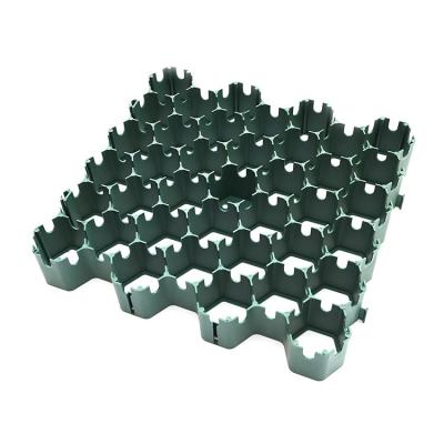 China HDPE Grass Paver Grid 410x410mm Permeable Parking Pavers for Access Roads for sale