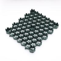 China Reinforced HDPE Gravel Resistant Grid 410x410x70mm for Hotel Parking and Grass Stabilization for sale
