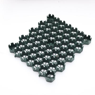 China Reinforced HDPE Gravel Resistant Grid 410x410x70mm for Hotel Parking and Grass Stabilization for sale