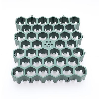 China HDPE Grass Paver 480x520mm Porous Paving Grid 4 per sqm for Driveway Parking for sale