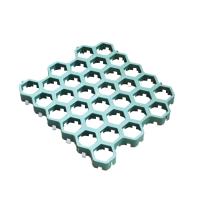 China HDPE Grass Paver 385x435mm Black Porous Pavers for Driveway Parking Lot Turf Protection for sale