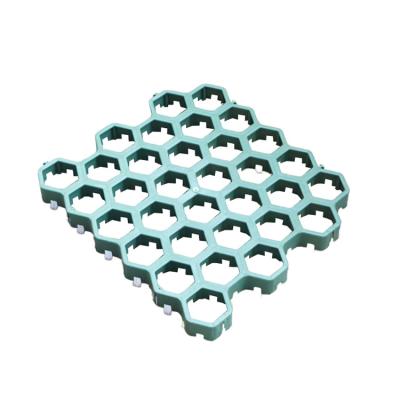 China HDPE Grass Paver 385x435mm Black Porous Pavers for Driveway Parking Lot Turf Protection for sale