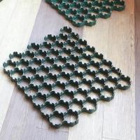 China HDPE Grass Paver 385x435mm Black Porous Pavers for Driveway Parking Lot Turf Protection for sale