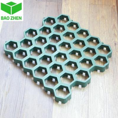 China HDPE Plastic Grass Grid for Driveways 410x410x70mm Soil Stabilization and Aesthetic Enhancement for sale
