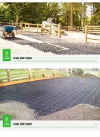 China Customized HDPE Geocell Ground Reinforcement Grid 410x410x70mm for Driveway Grass Paver for sale