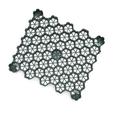 China HDPE Parking Reinforcement Grid 410x410x50mm 9pcs per Sqm for Driveway and Grass Parking for sale