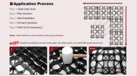 China HDPE Grass Paver Grid 333x333x50mm for Horse Paddock Parking Lot Ground Stabilization for sale