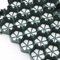 China Reinforced HDPE Gravel Resistant Grid 410x410x70mm for Hotel Parking and Grass Stabilization for sale