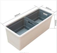 China HDPE Plastic Garden Tray for Flowers and Green Plants 8030 Model Durable Plant Saucer for sale