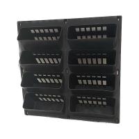 China HDPE Stackable Vertical Garden Flower Pots for Green Wall Planting 5 Tier for sale
