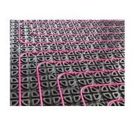 China 450x450x25mm HDPE Underfloor Heat Insulation Board for Hot Water System Energy Efficiency for sale