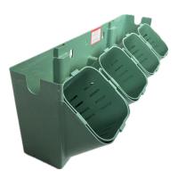 China HDPE Hanging Plastic Flower Pots for Vertical Greening 40 Pots per Square Meter BZ-5017 for sale