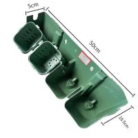 China Customized Green Wall PP Strong Vertical Plastic Flower Pot for Indoor Garden Decoration BZ-5017 for sale