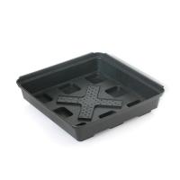 China BAOZHEN BZ-RG1050 Square Plastic Garden Flower Pot 4 Pack for Roof Greening for sale