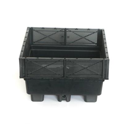 China Plastic Square Green Roof Tray System 4 Units per Square for Sustainable Planting for sale