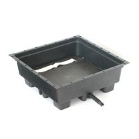 China Square Green Roof Module PP Plastic Planting Tray 4 Units Easy Installation Garden Planter for sale