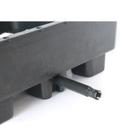 China Plastic Green Roof Rectangle Garden Tray 500x500mm 4 Unit Square Planter for Flower Pots for sale